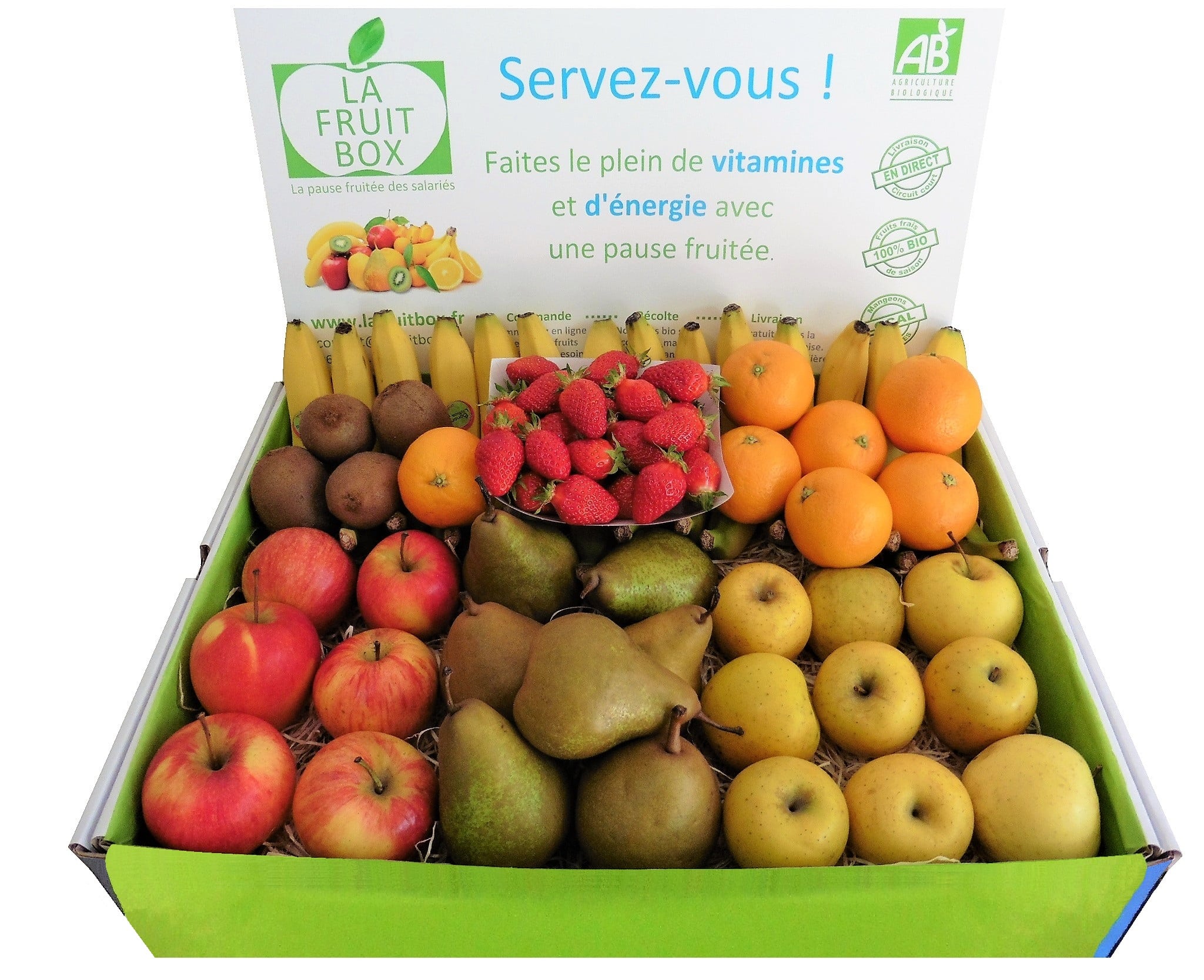 Choisissez une box de fruits bio adaptée à la taille de votre entreprise.
